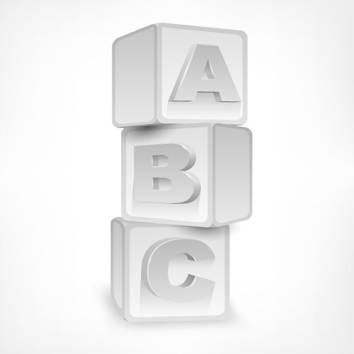 Block Abc Icon Vector Images (over 4,900)