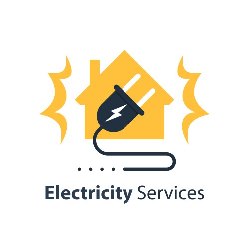 Electricity safety concept icon Royalty Free Vector Image