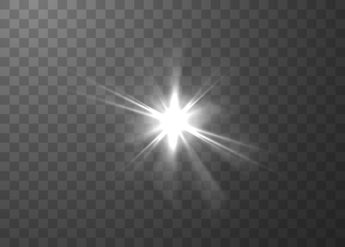 Sunlight effect glare Royalty Free Vector Image