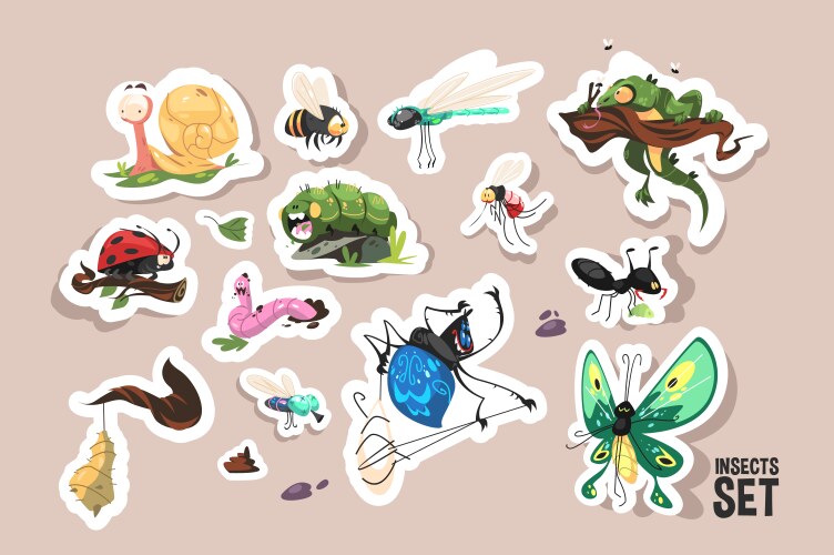 Cartoon Insects Vector Images (over 81,000)