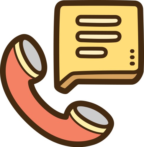 Conversation - communication doodle art Royalty Free Vector