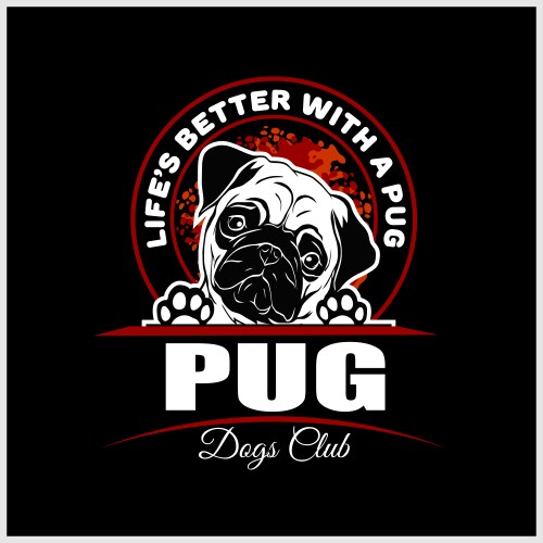 Pug Logo Vector Images (over 2,900)