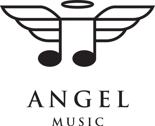 Angel praying logo Royalty Free Vector Image - VectorStock