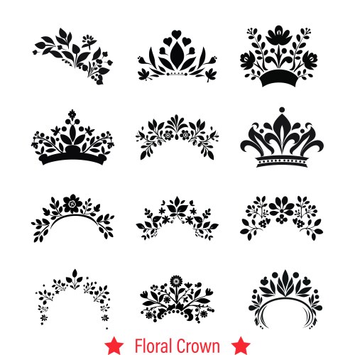 Floral Crown Vector Images (over 31,000)