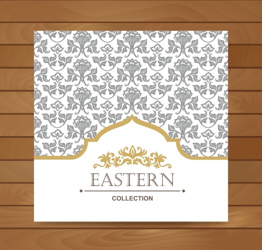 Vintage card design for greeting Royalty Free Vector Image