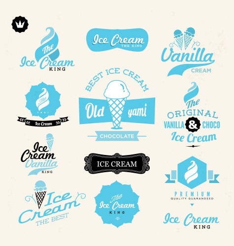 Ice Cream Shop Logos Scoop's Ice Cream Shoppe Logo V1 V3 | Ice Cream