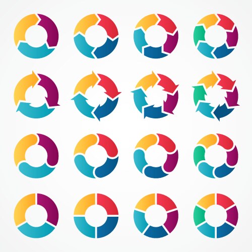 Circle of 6 Arrows Vector Images (over 6,300)