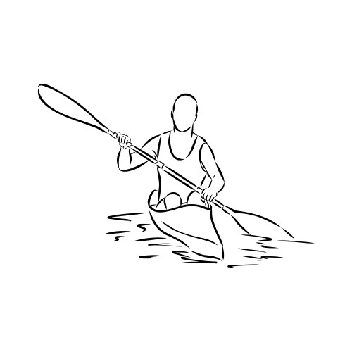 Kayak Sketch Vector Images (over 640)