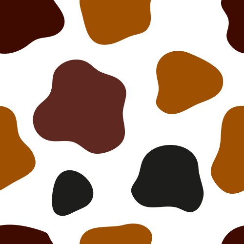 Cow background seamless Royalty Free Vector Image