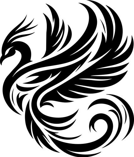 Tattoo Tribal Phoenix Vector Images (over 1,500)