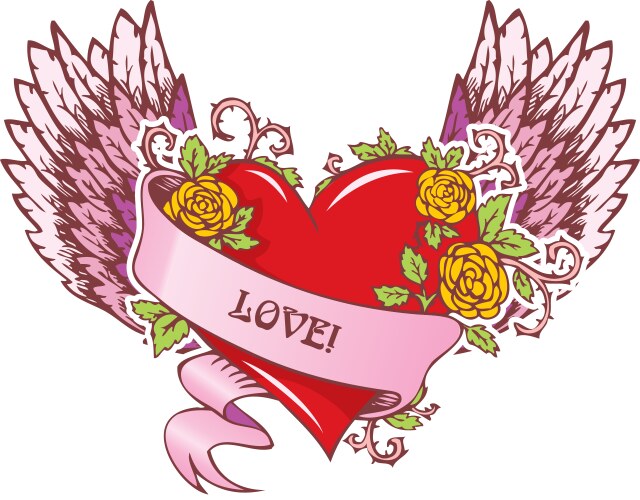 Rose heart Royalty Free Vector Image - VectorStock