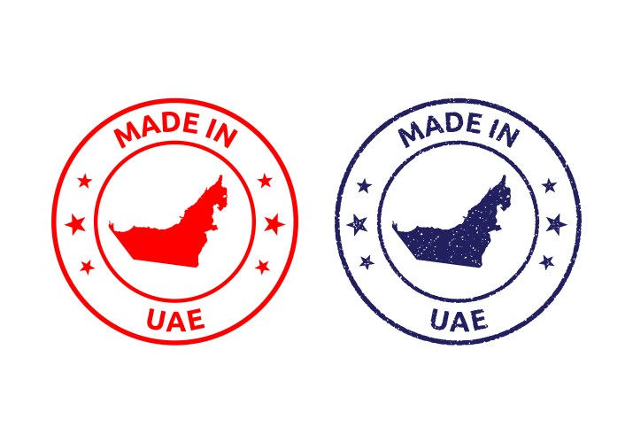 Symbol of united arab emirates Royalty Free Vector Image