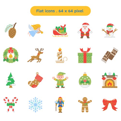 Christmas Things Vector Images (over 960)