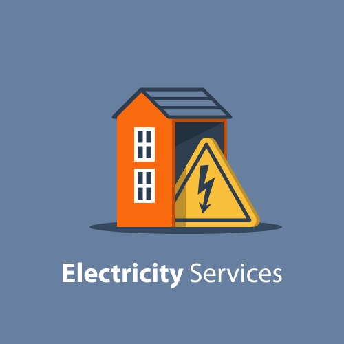 Electricity maintenance icon Royalty Free Vector Image
