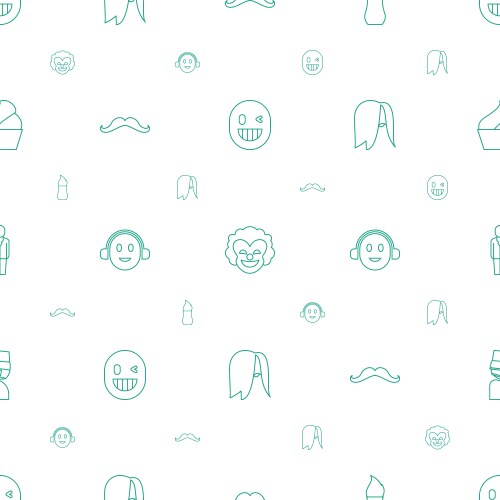 Healthy icons pattern seamless white background Vector Image
