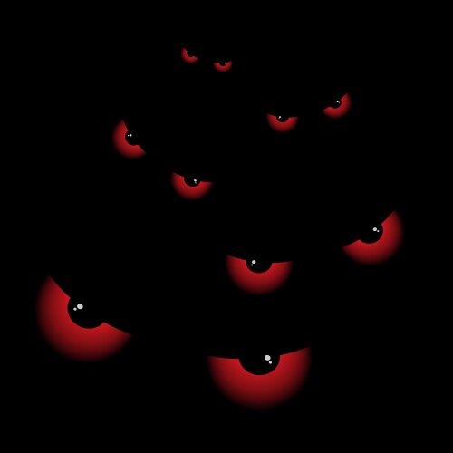 Background with eyes Royalty Free Vector Image