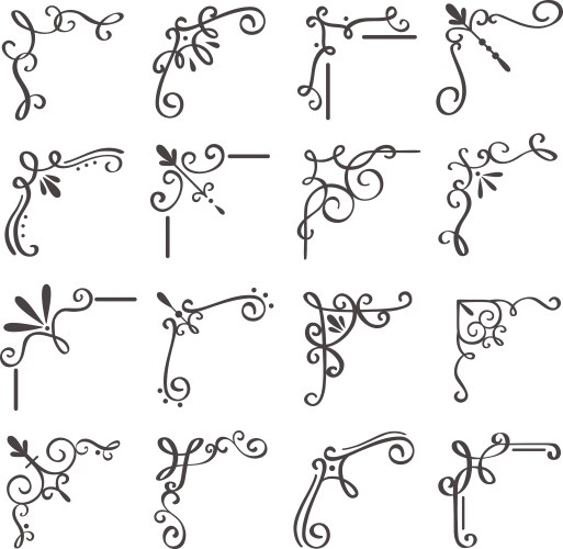 Decorative Corner Accents Vector Images (over 600) Decorative Corner Accents Vector Images (over 600)