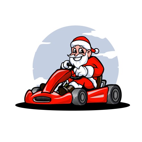 Santa Race Car Vector Images (51)