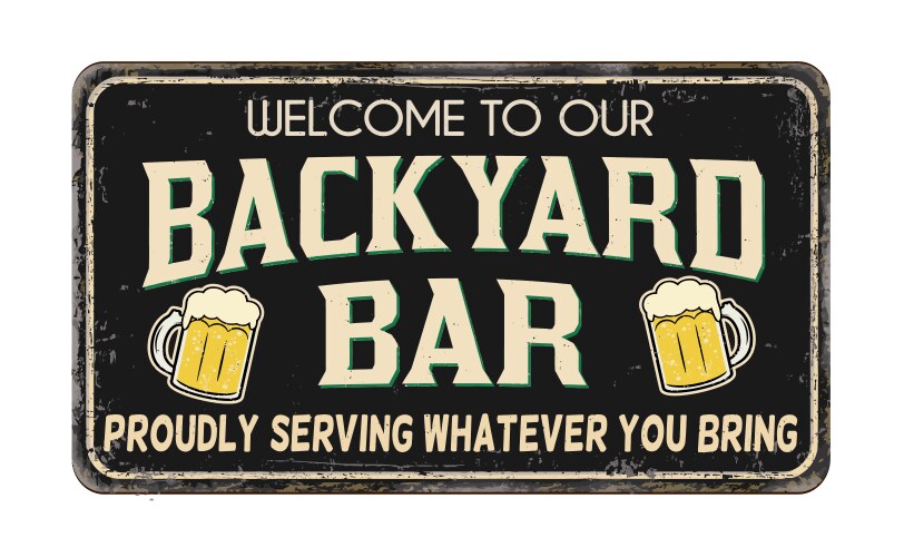 Backyard Bar Signs Vector Images (74)