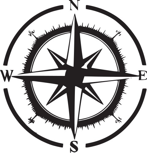 Compass Black and White Vector Images (over 55,000)