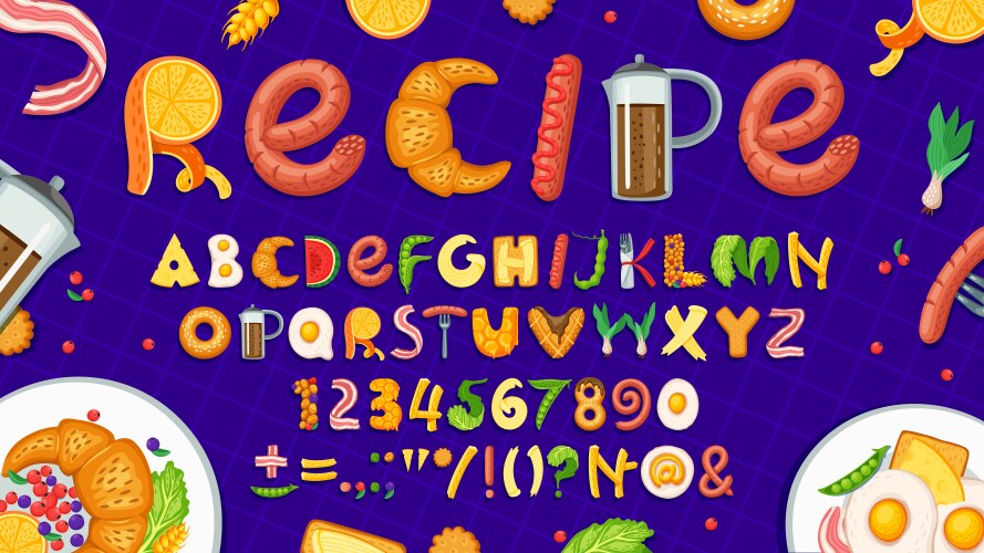 Food Fonts