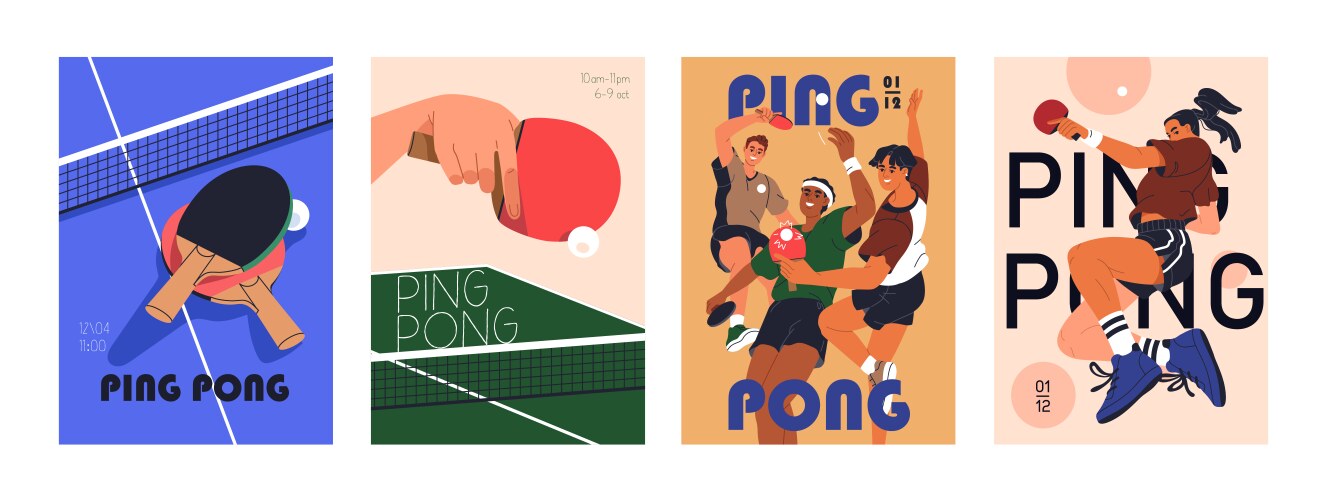 Ping Pong Cartoon Vector Images (over 2,000)