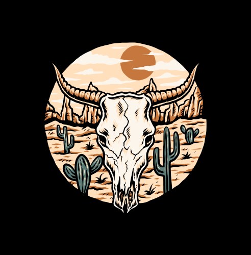 Buffalo Skull Vector Images (over 3,500)