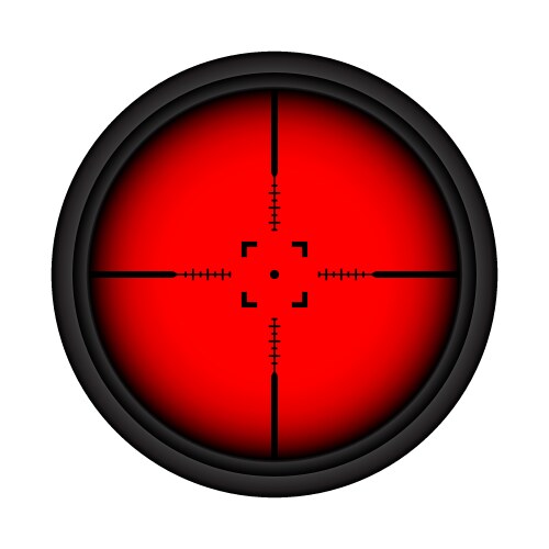 Various weapon thermal infrared sight sniper Vector Image