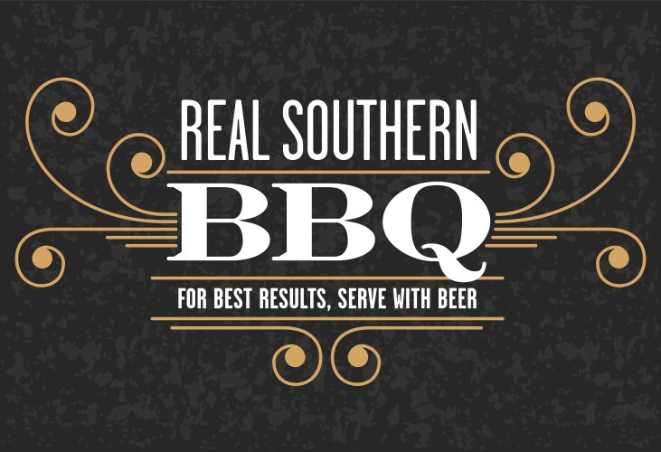 Steak house barbecue bbq party restaurant logo Vector Image