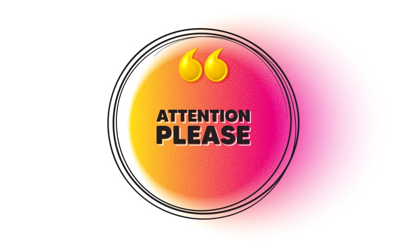Attention Please Vector Images (over 1,800)