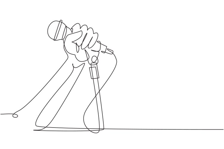 Singer Sketch Vector Images (over 1,100)