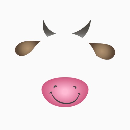 Cartoon Cow Face Vector Images (over 9,700)