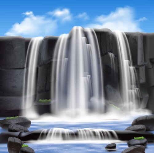 Waterfall Background Vector Images (over 5,700)