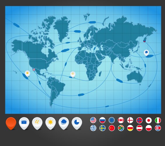 World Map Circle Vector Images (over 45,000)