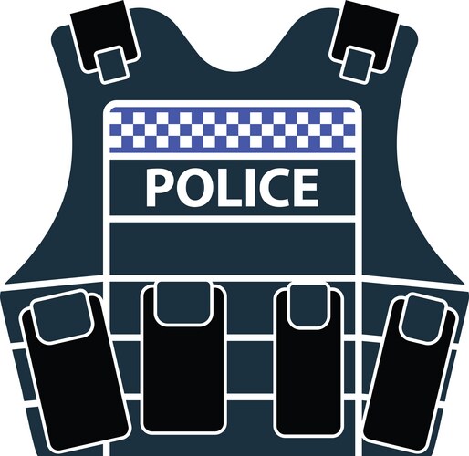 Police badge icon Royalty Free Vector Image - VectorStock