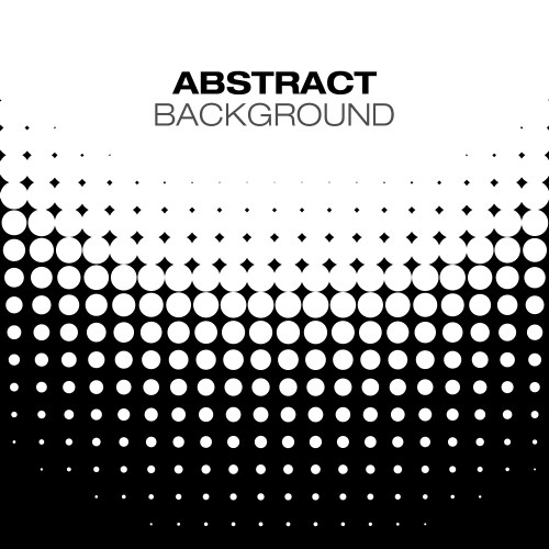 Abstract black halftone background Royalty Free Vector Image