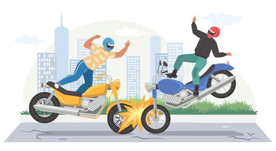 Motorcycle Accident Cartoon Vector Images (over 150)