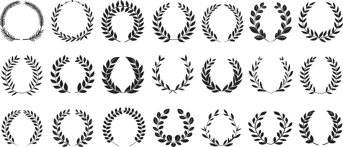 Roman Leaves Vector Images (over 900)
