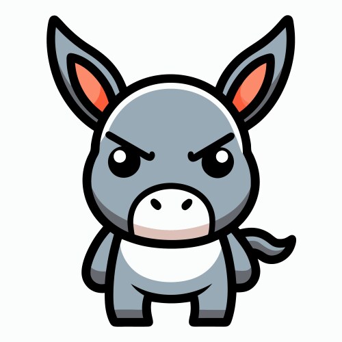 Angry Donkey Vector Images (95)