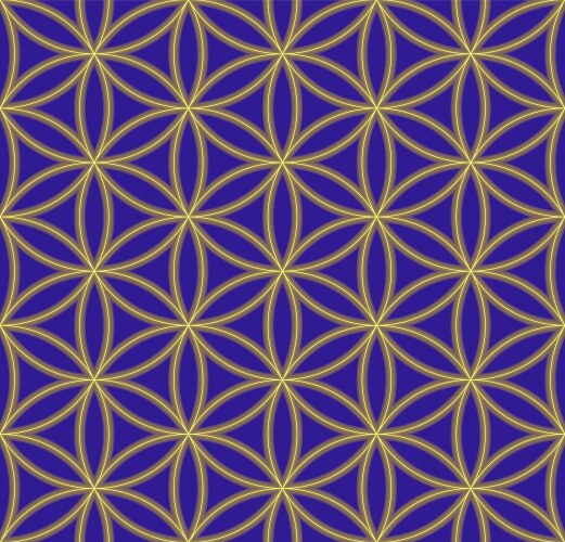 Sacred geometry flower of life Royalty Free Vector Image