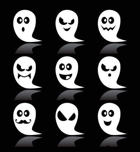 Black and White Ghost Vector Images (over 76,000)