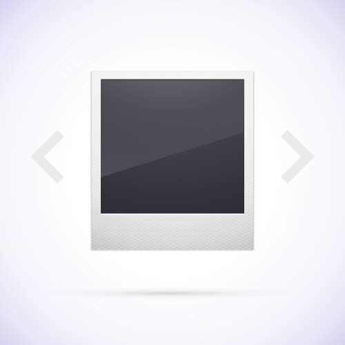 Old polaroid photo frame Royalty Free Vector Image