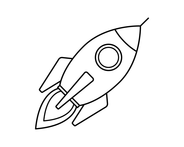 Simple Spaceship Vector Images (over 8,700)