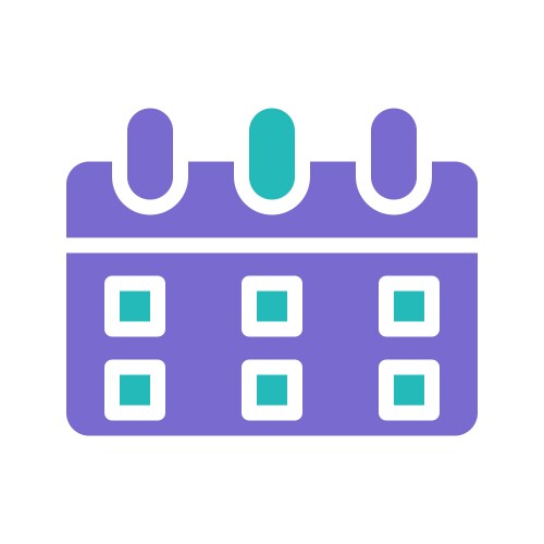 Yearly Calendar Icon Vector Images (over 760)