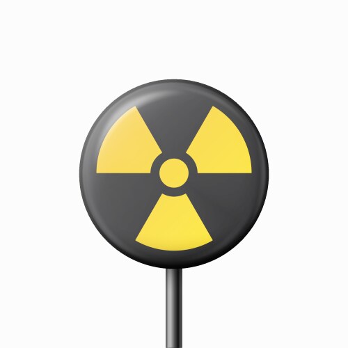Nuclear symbol Royalty Free Vector Image - VectorStock