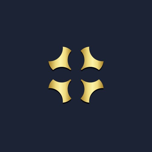 Spin circle technology logo Royalty Free Vector Image