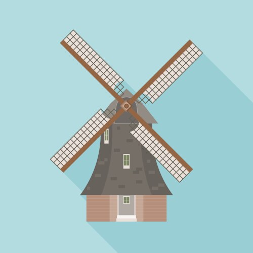 Dutch Windmill Vector Images (over 1,600)