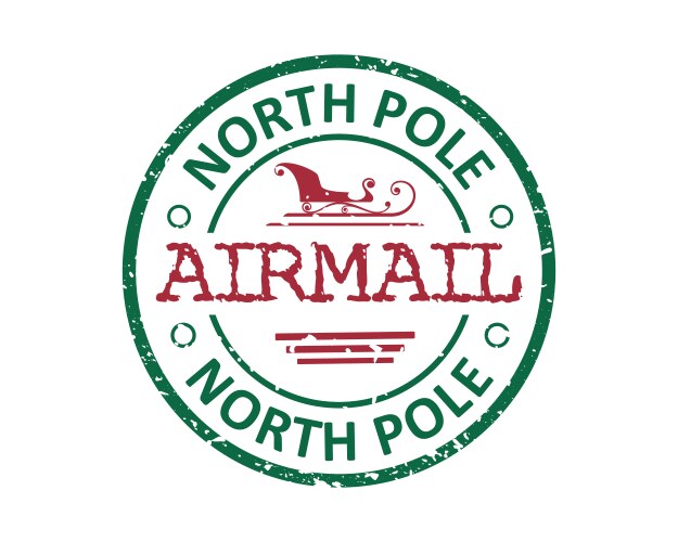 North Pole Stamp Vector Images (over 610)