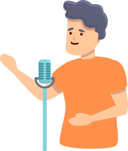 Narrator cartoon Vector Images & Graphics for Commercial Use | VectorStock