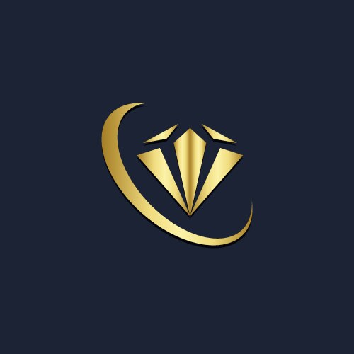 Diamond Gold Logo Vector Images (over 10,000)